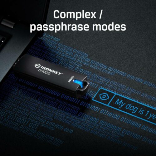 Kingston IronKey D500S Hardware-encrypted USB Flash Drive 8GB แฟลชไดรฟ์ ...