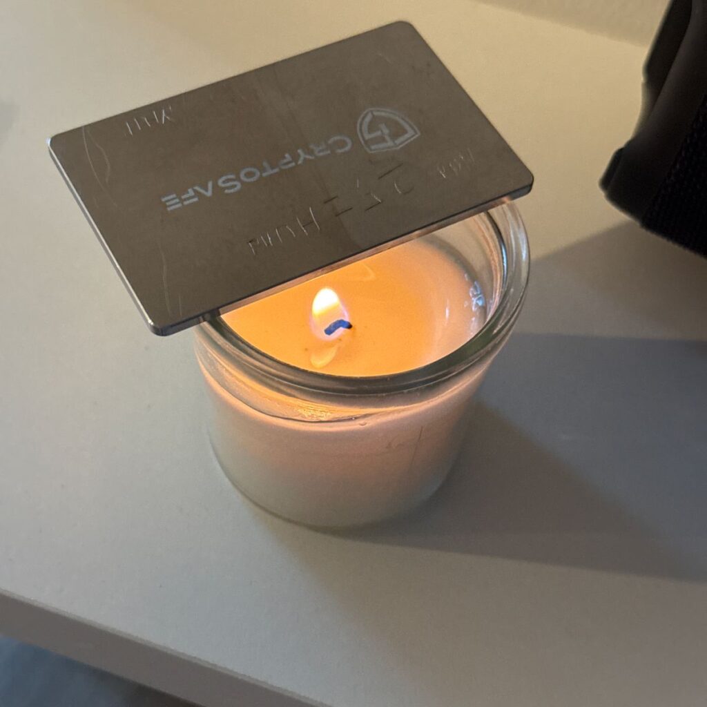 CryptoSafe Lite แผ่นเหล็กเก็บ Seed Phrase 24 คำ สำหรับ Ledger Trezor SafePal HW Wallet - SIAMBC ...